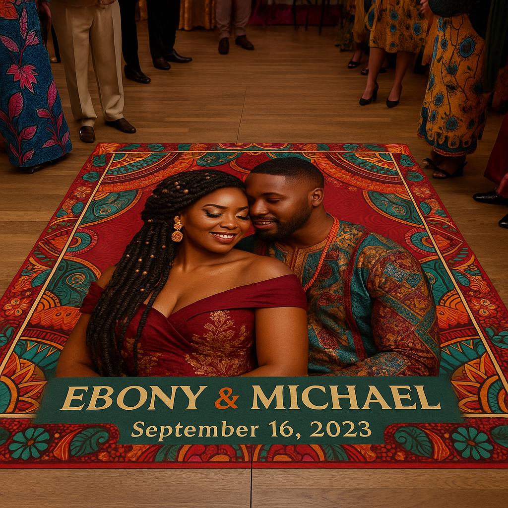 Custom Wedding Dance Floor Decal | Personalized Vinyl Wrap With ...