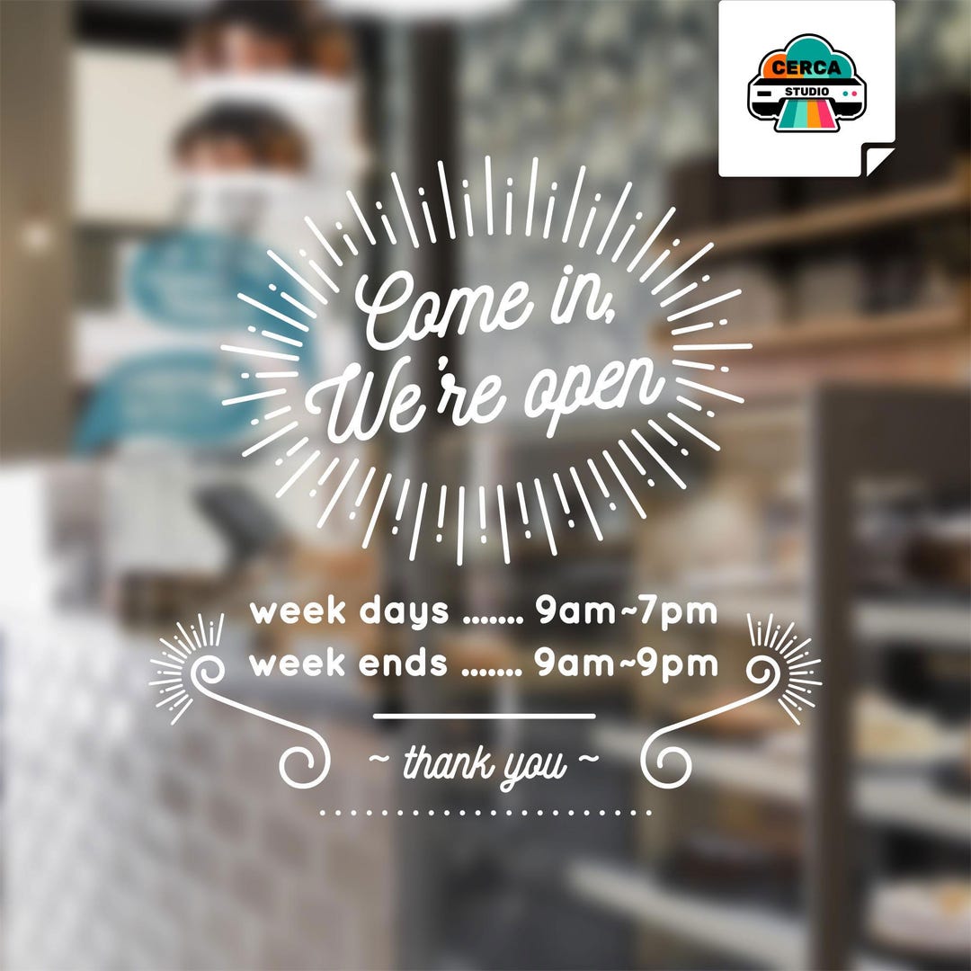 Storefront Decals - Business Window Graphics - Custom Vinyl Decals ...