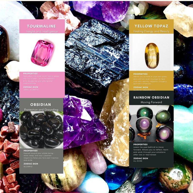 Printable Healing Crystals Deck - Etsy