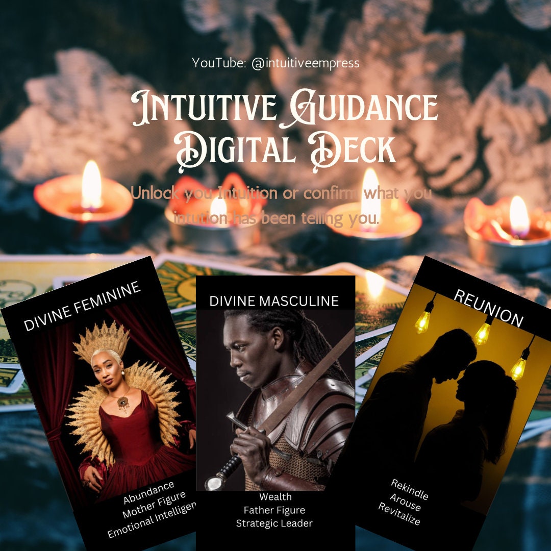 Printable Intuitive Guidance Deck - Etsy