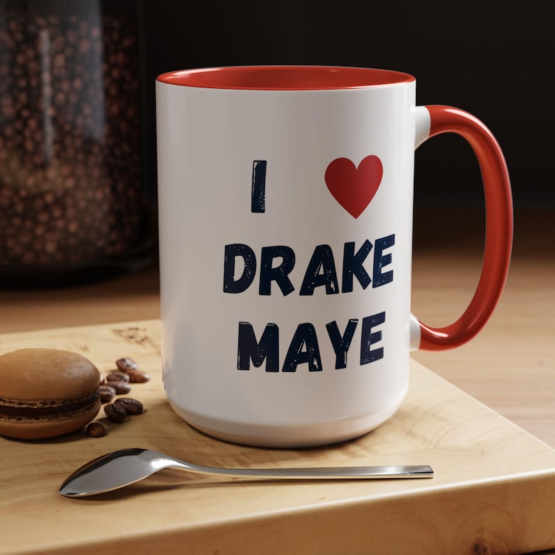 I Love Drake Maye Mug, Drake Maye Mug, Drake Maye Fan Gift, Drake Maye ...