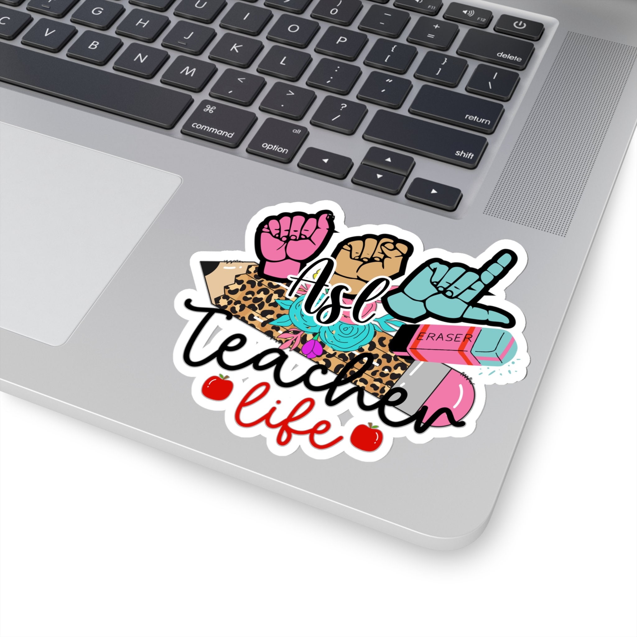 Asl Stickers, Asl Teacher Life Sticker, Asl Teacher Stickers, Asl ...