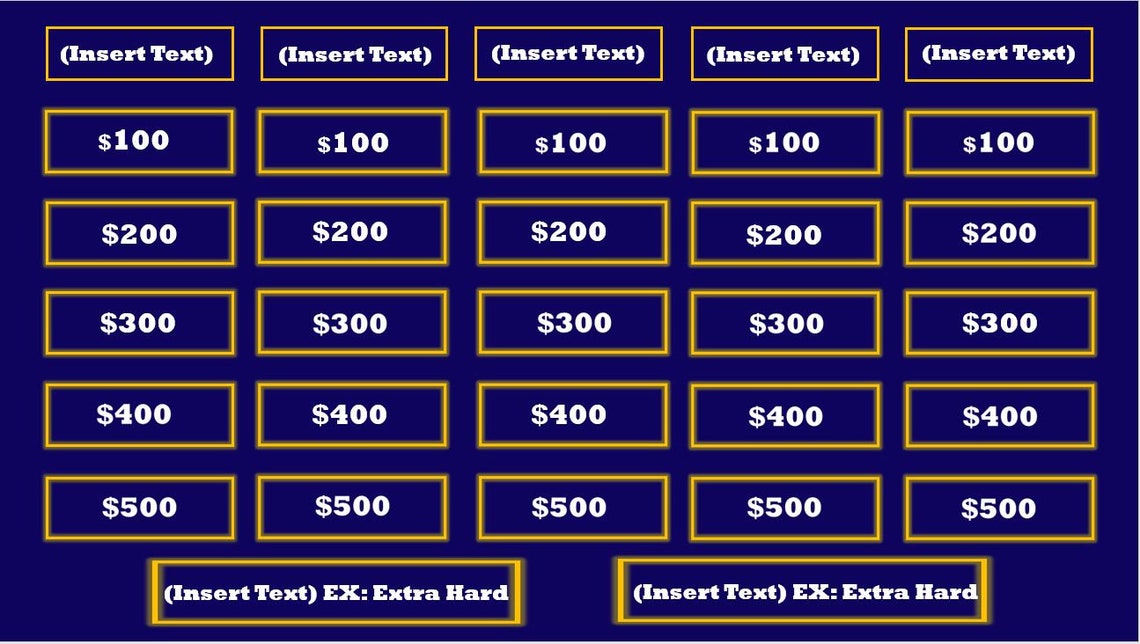 Game Show - Powerpoint Template - Customizable - Etsy