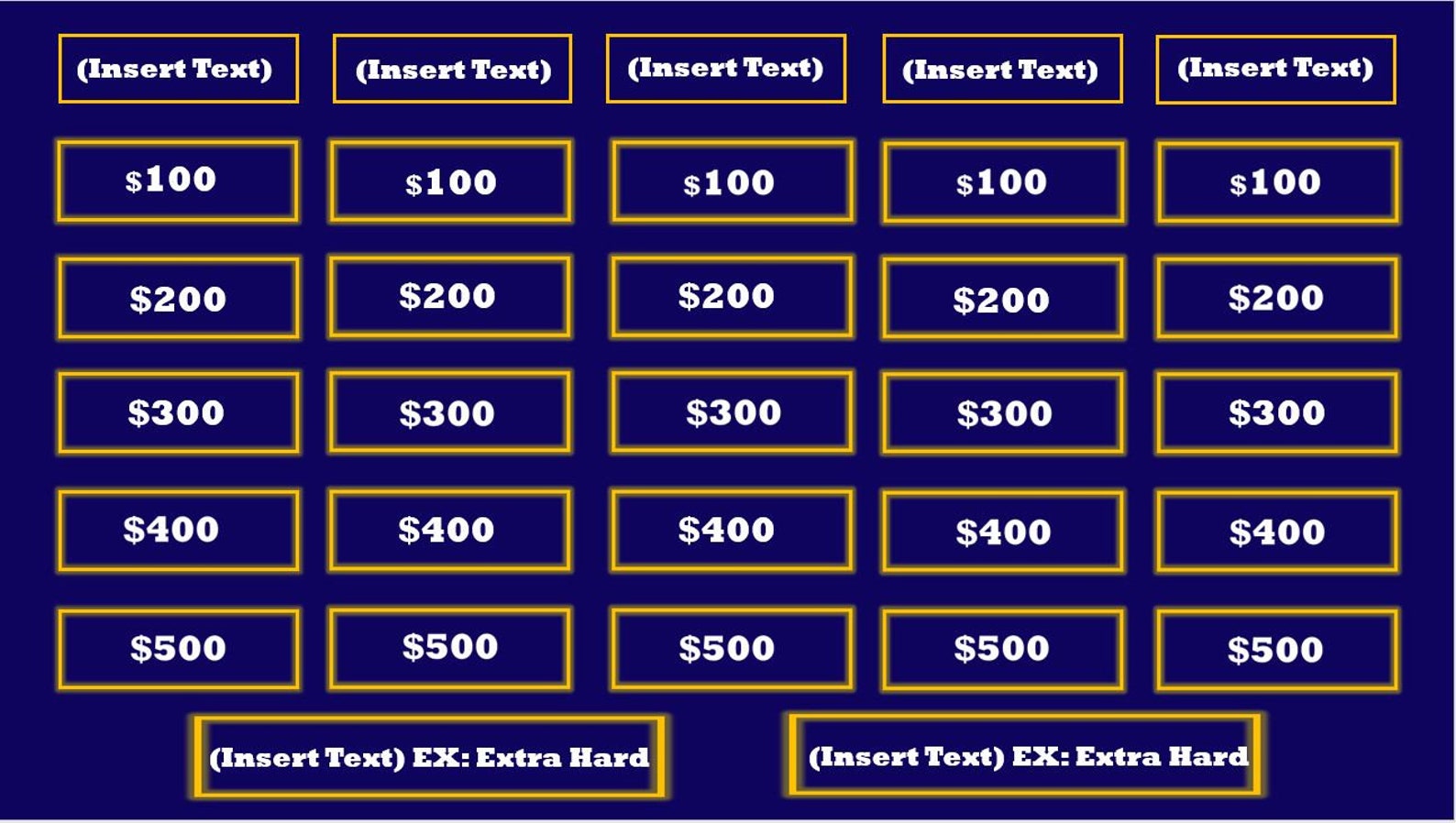 Game Show - Powerpoint Template - Customizable - Etsy