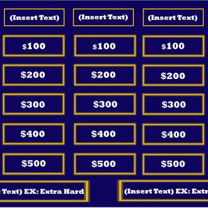 Game Show - Powerpoint Template - Customizable - Etsy