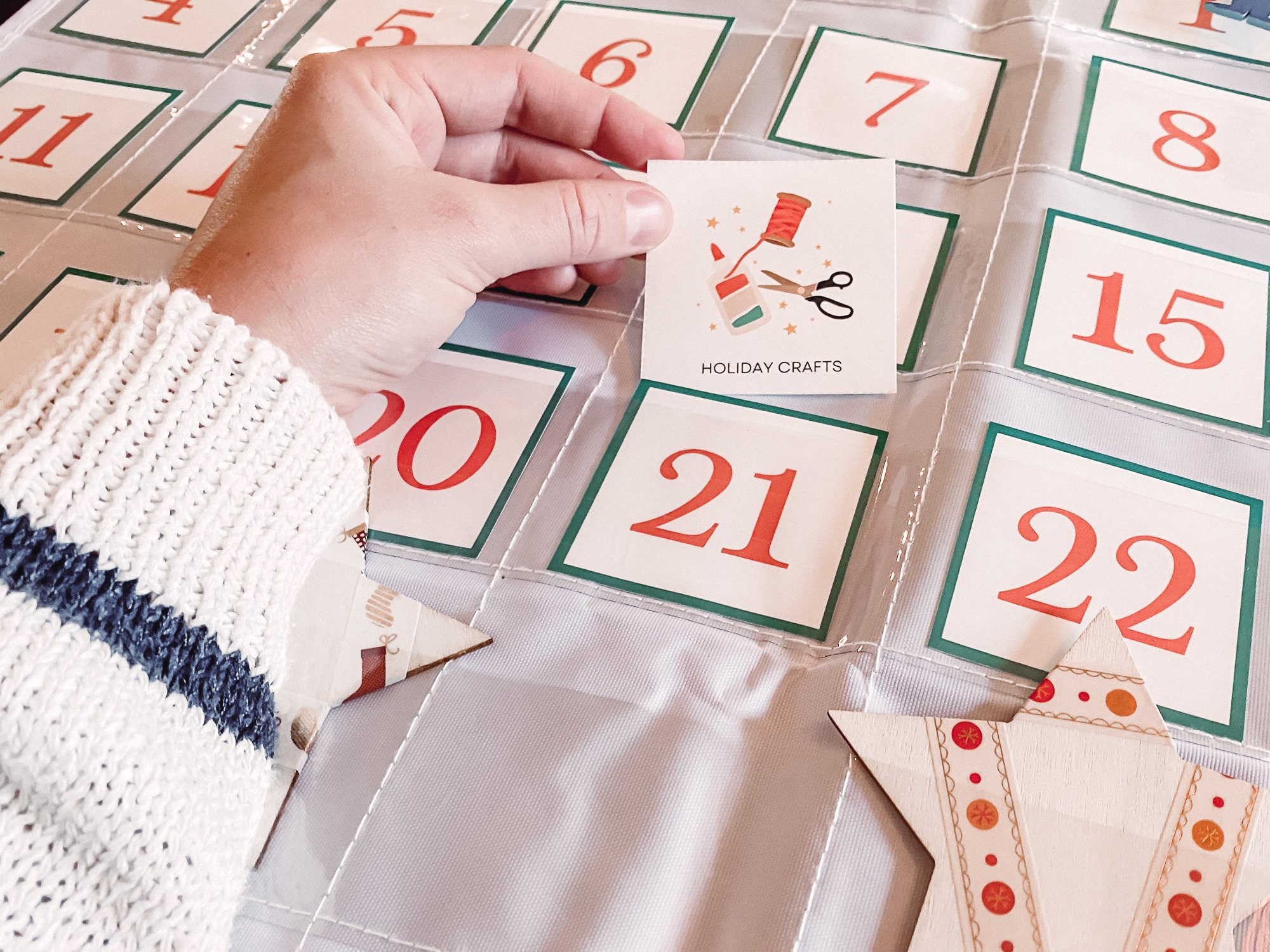 Printable Advent Calendar Cards, Advent Calendar Fillers for Kids ...