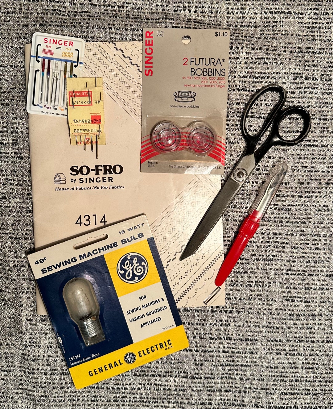 Singer So-fro Manual, Accessories and Sewing Notions - Etsy