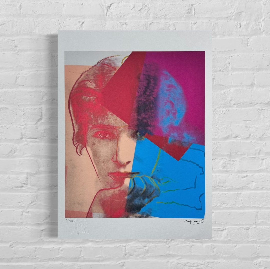 Numbered Edition ANDY WARHOL Sarah Bernhardt Jews - Certificate Leo ...