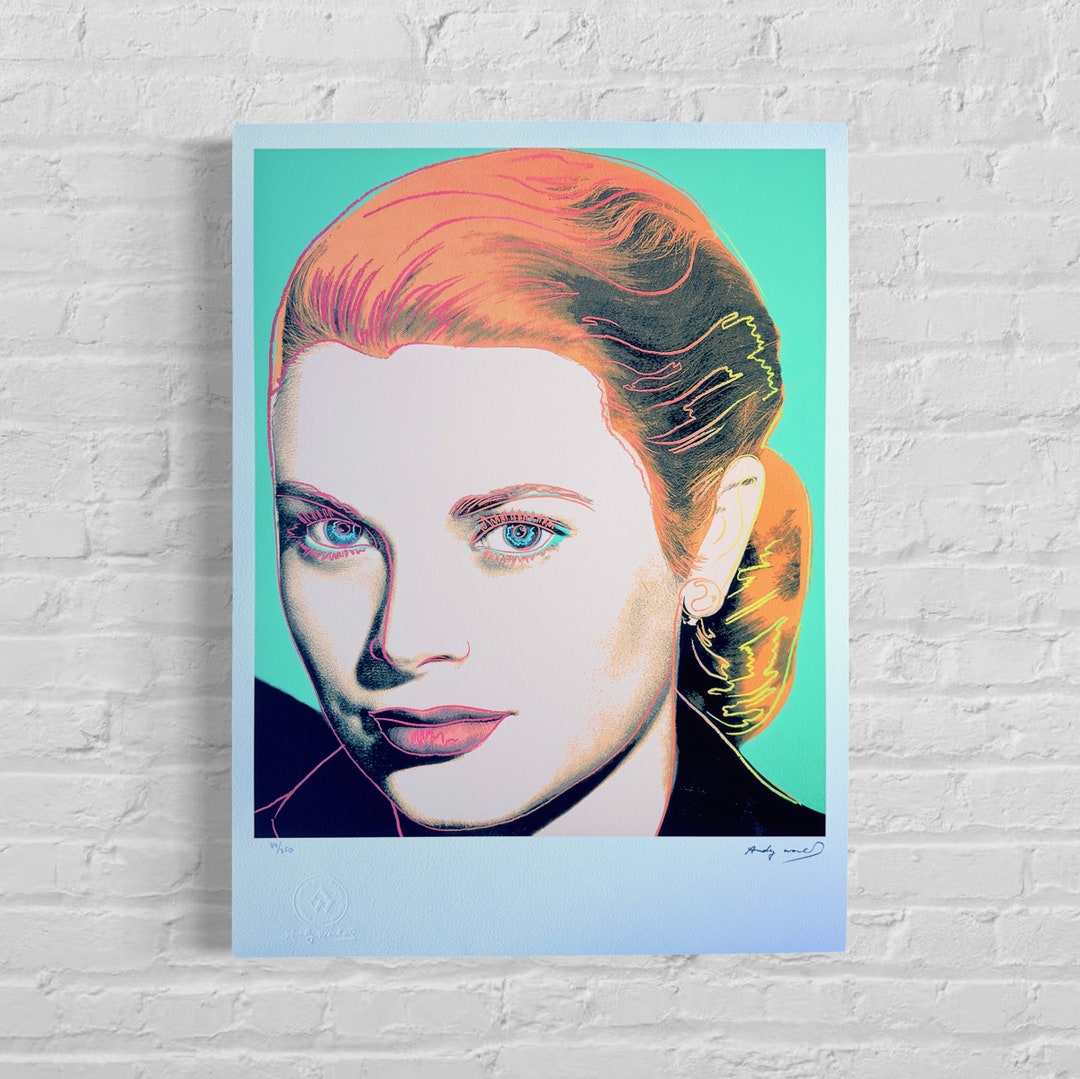 Numbered Edition ANDY WARHOL Grace Kelly - Certificate Leo Castelli ...
