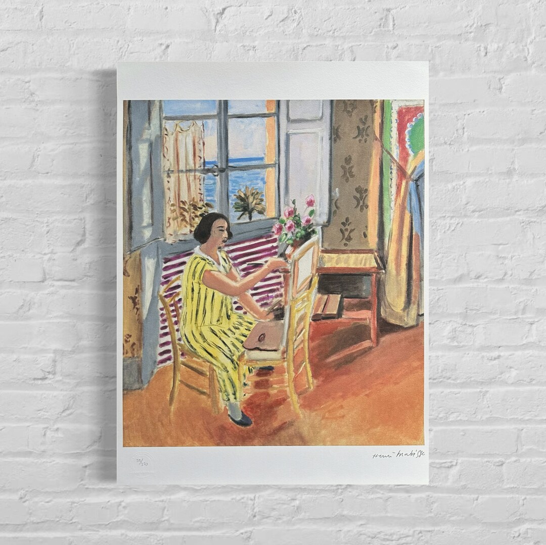 Numbered Edition HENRI MATISSE La Séance Du Matin Signed Certificate ...