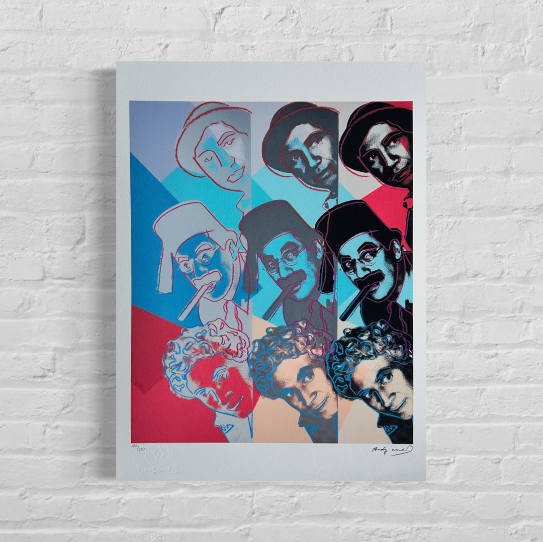 Numbered Edition ANDY WARHOL the Marx Brothers Jews - Certificate Leo ...