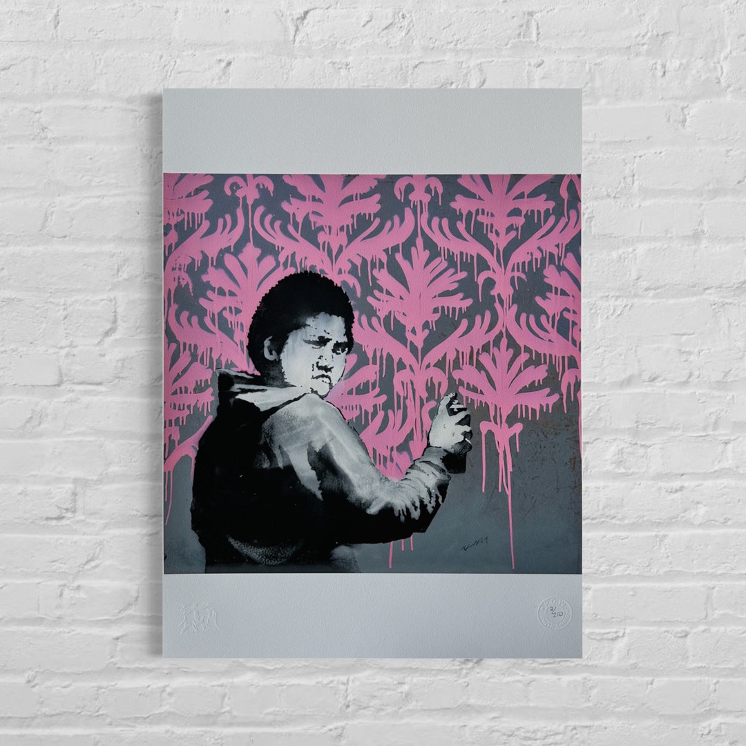 Numbered Edition BANKSY Go Flock Yourself Signed Certificate Wall Art ...