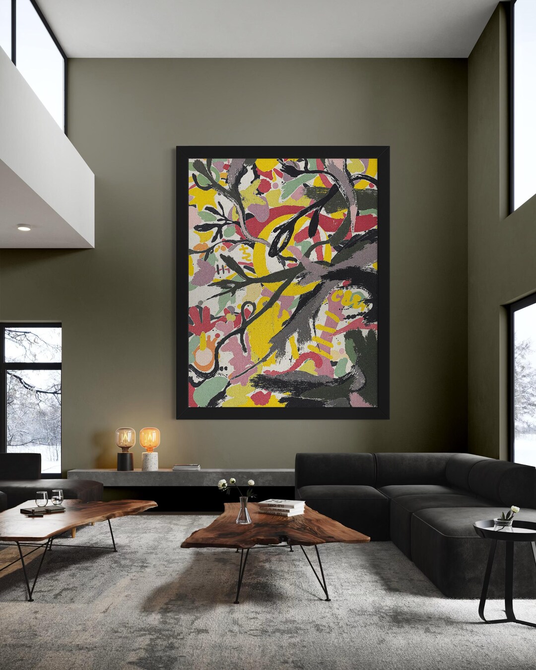 Abstract Amelia Beautiful, a Real Eye-catcher in Your Home Bright ...