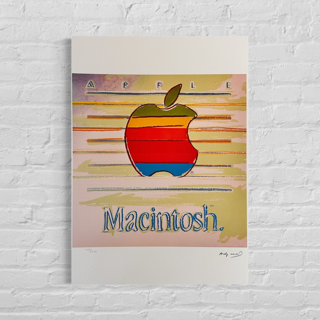 Numbered Edition ANDY WARHOL Apple Signed Certificate Leo Castelli Pop ...