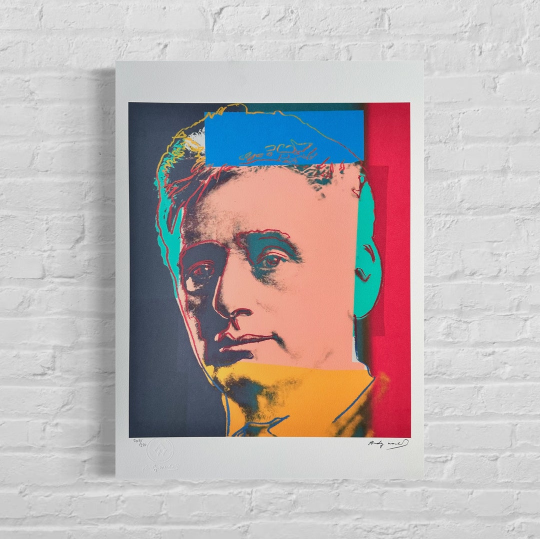 Numbered Edition ANDY WARHOL Louis Brandeis Jews Certificate Leo ...