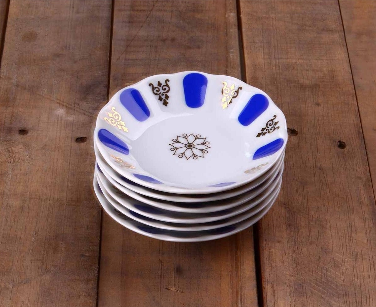 Turkish Tea Set tea Cup 6pcs / Authentic Tea Set / Red and White Tea ...