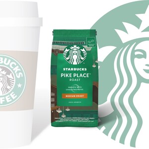 Starbucks® Pike Place® Roast / Whole Bean Coffee / 200 Gr - Etsy