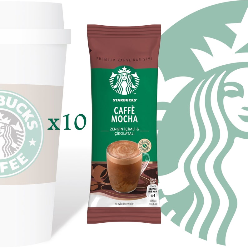 Starbucks® Caffè Mocha / Premium Instant Coffee / 10pcs X 22gr 220gr - Etsy Hong Kong