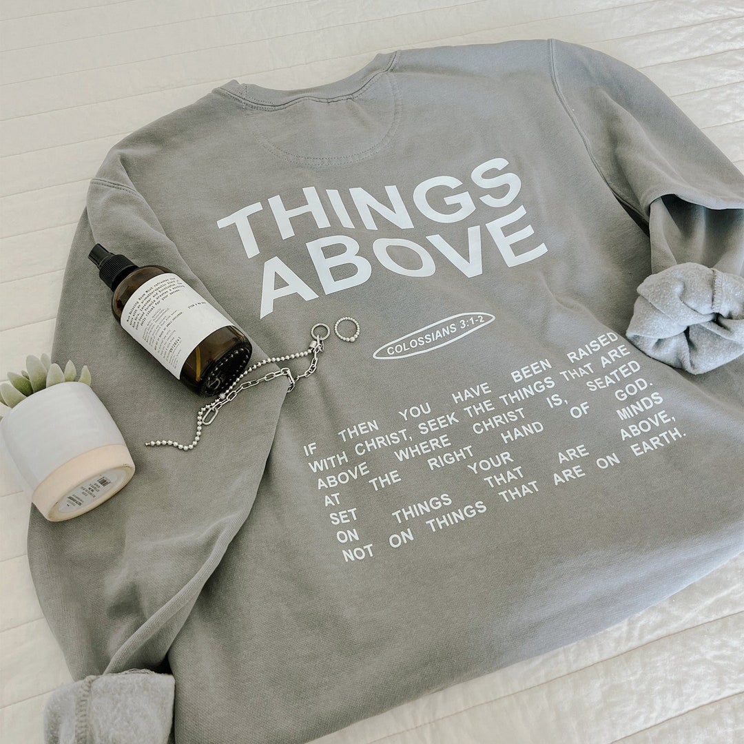 Christian Crewneck Sweatshirt | Colossians 3 | Cute Faith Based ...