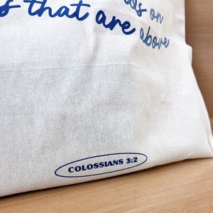 Colossians 3 Verse Tote Bag | Bible Tote | Christian Tote Bag ...