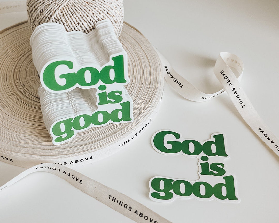 God is Good Sticker | Christian Sticker | Christian Gifts | Faith Based ...