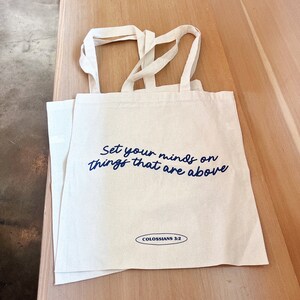 Colossians 3 Verse Tote Bag | Bible Tote | Christian Tote Bag ...