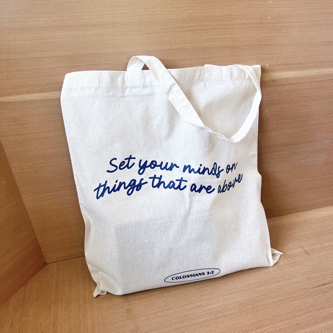 Colossians 3 Verse Tote Bag | Bible Tote | Christian Tote Bag ...