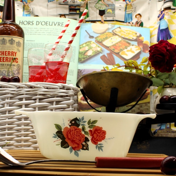Rose Pyrex - Etsy