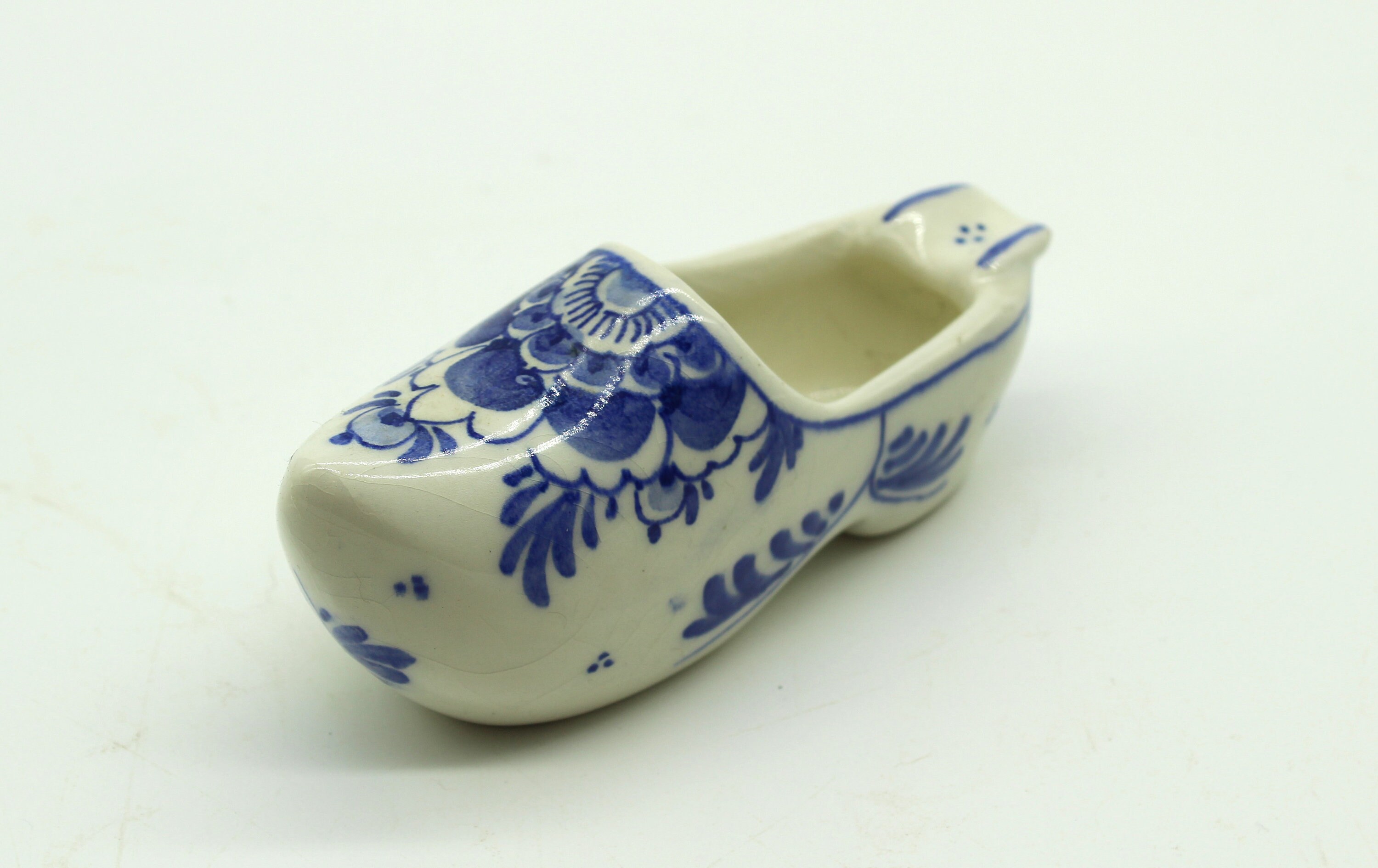 A Vintage Souvenir Dutch/delft Clog, Marked on Sole DP Dr/ H, RI, With ...
