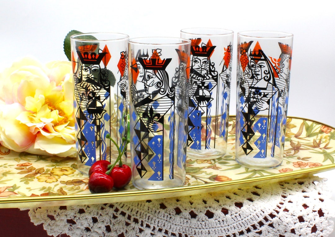 4 Face Card Royalty Playing Card Slim Jim MCM by Designer Alexander ...