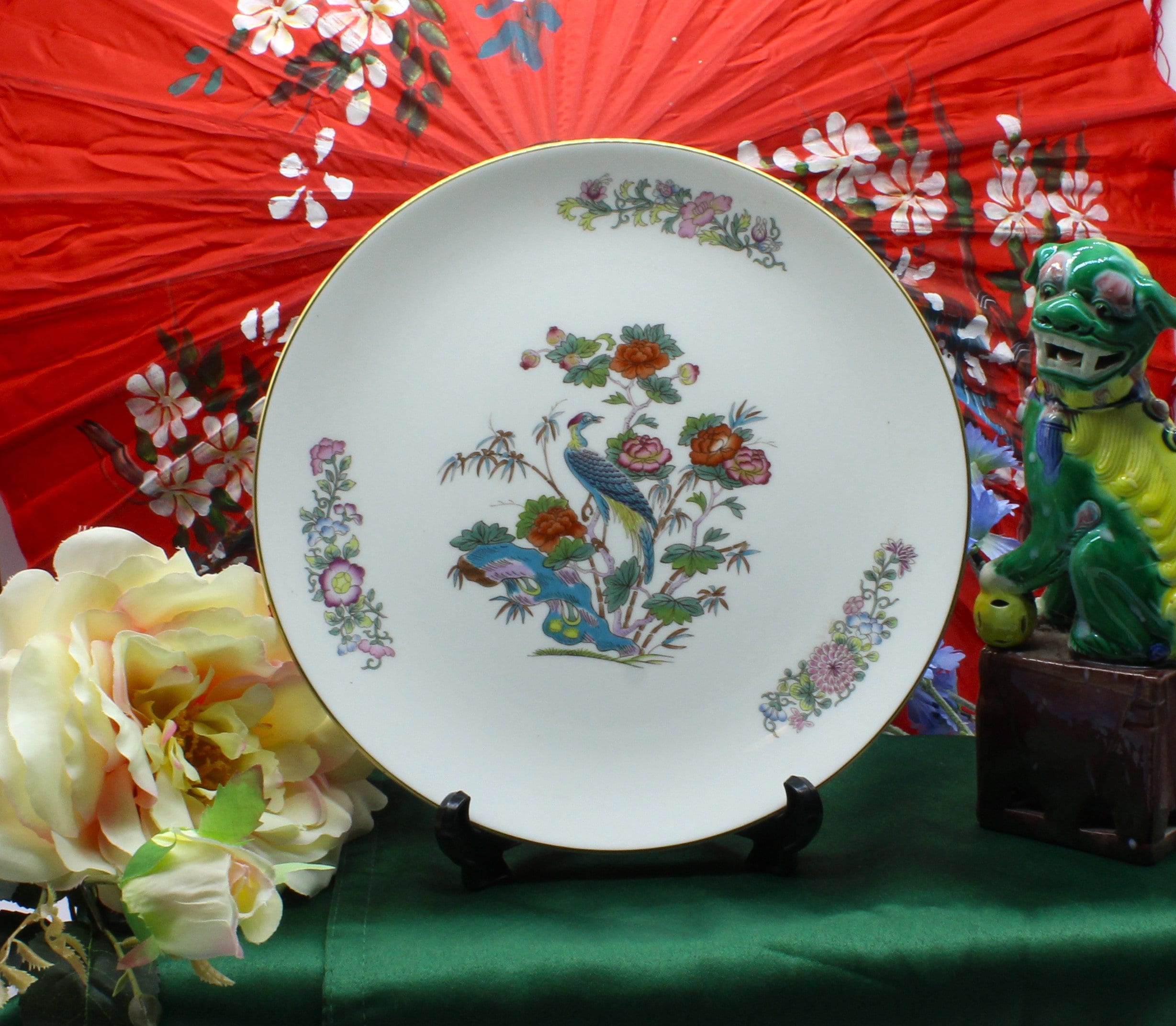 Wedgwood Kutani Crane Exotic Bird Plate Vintage (1971) Wedgwood ...