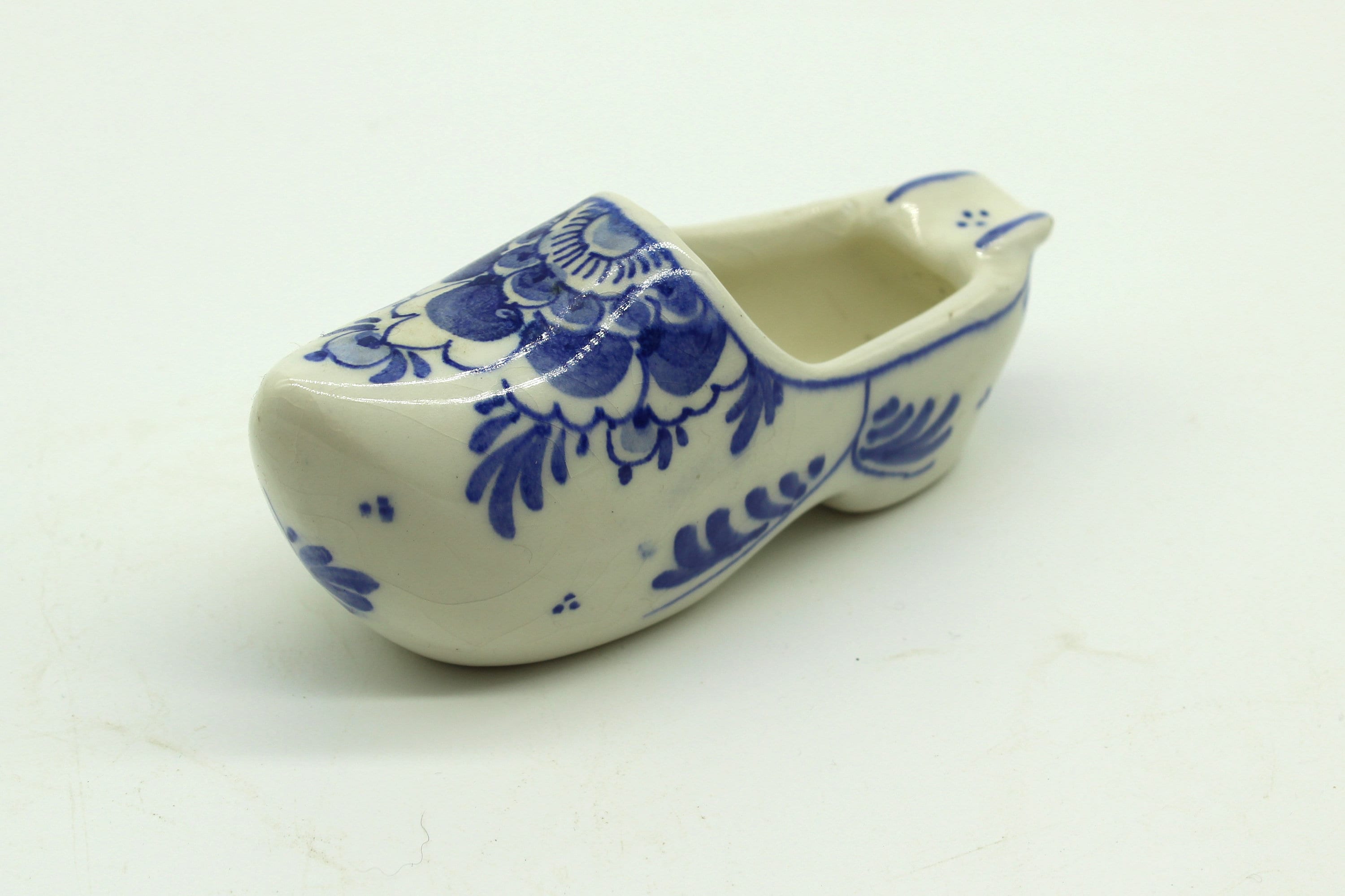 A Vintage Souvenir Dutch/delft Clog, Marked on Sole DP Dr/ H, RI, With ...