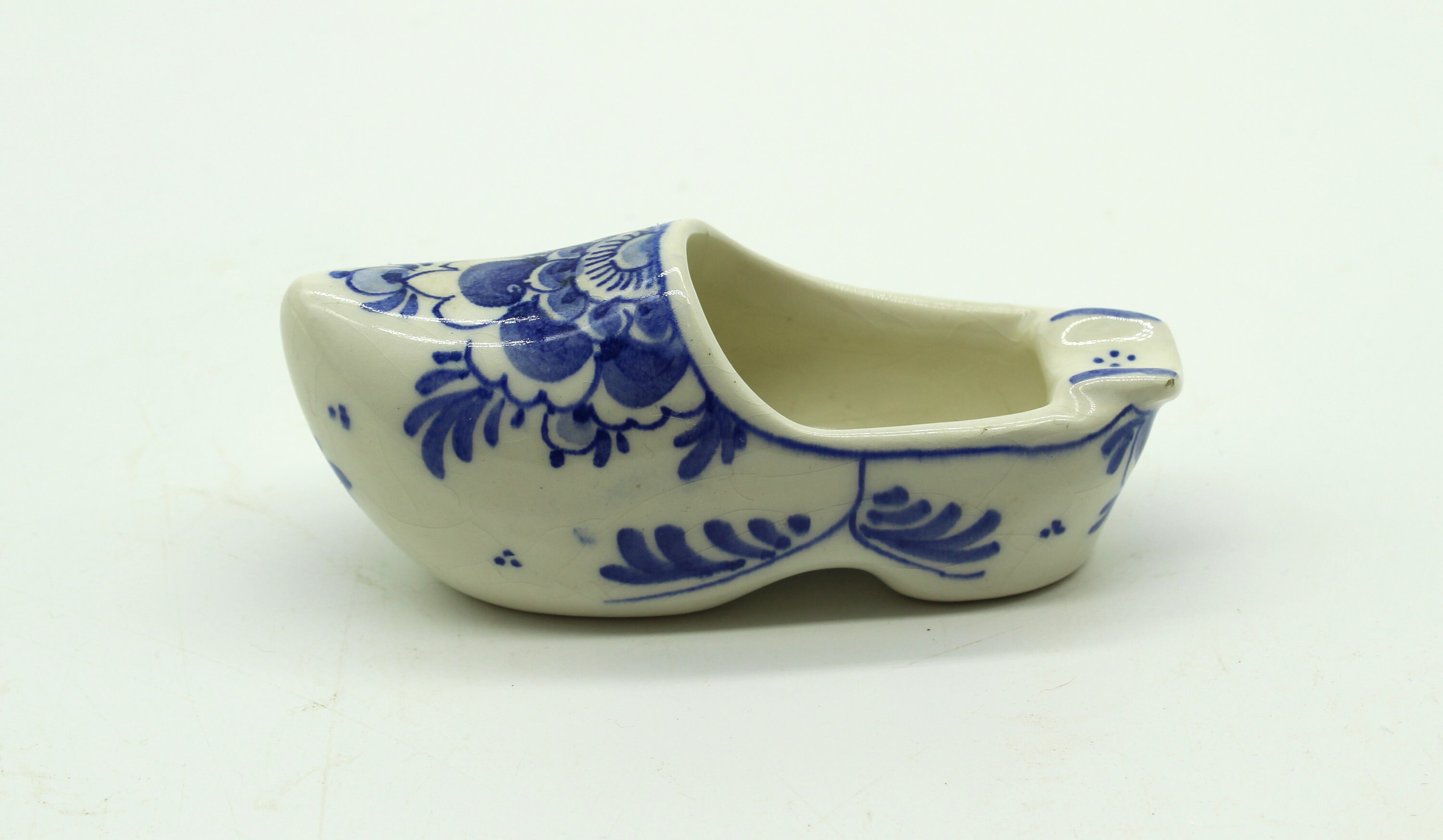 A Vintage Souvenir Dutch/delft Clog, Marked on Sole DP Dr/ H, RI, With ...