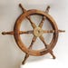 Wooden Ship’s Helm With Brass Center - Etsy