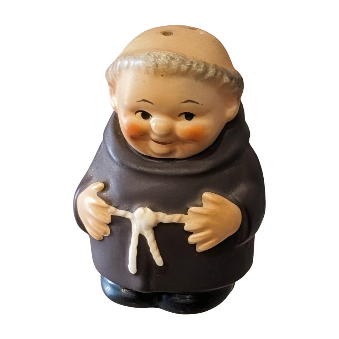 Goebel Porcelain Figurine Friar Salt Shaker - Etsy