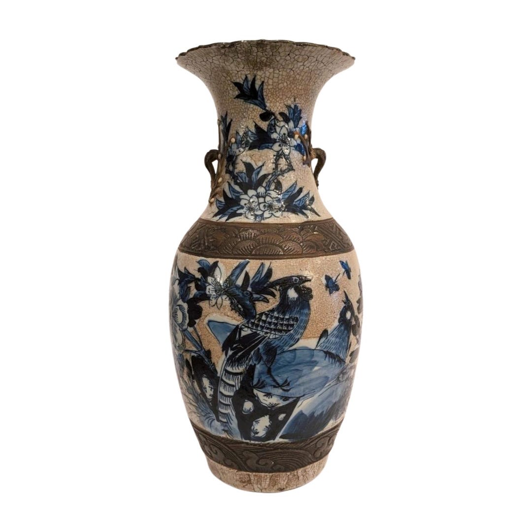 Chinese Nanking Vase, Qing Dynasty, 19th Century - Etsy