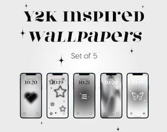 Aesthetic Pink Cute iPhone Wallpaper Bundle, Ios Phone Lock Screen, Y2k ...