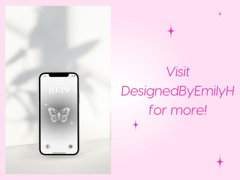 Aesthetic Pink Cute iPhone Wallpaper Bundle, Ios Phone Lock Screen, Y2k ...