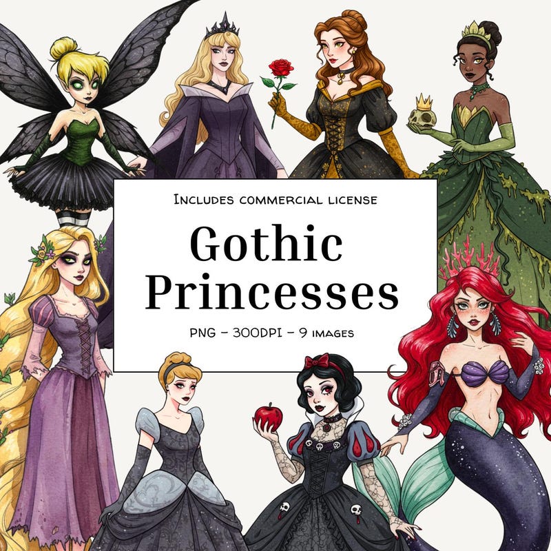 Gothic Princess Image - Etsy
