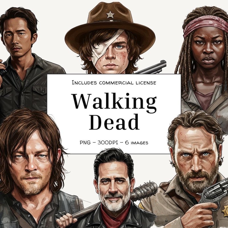 Walking Dead Stickers - Etsy UK