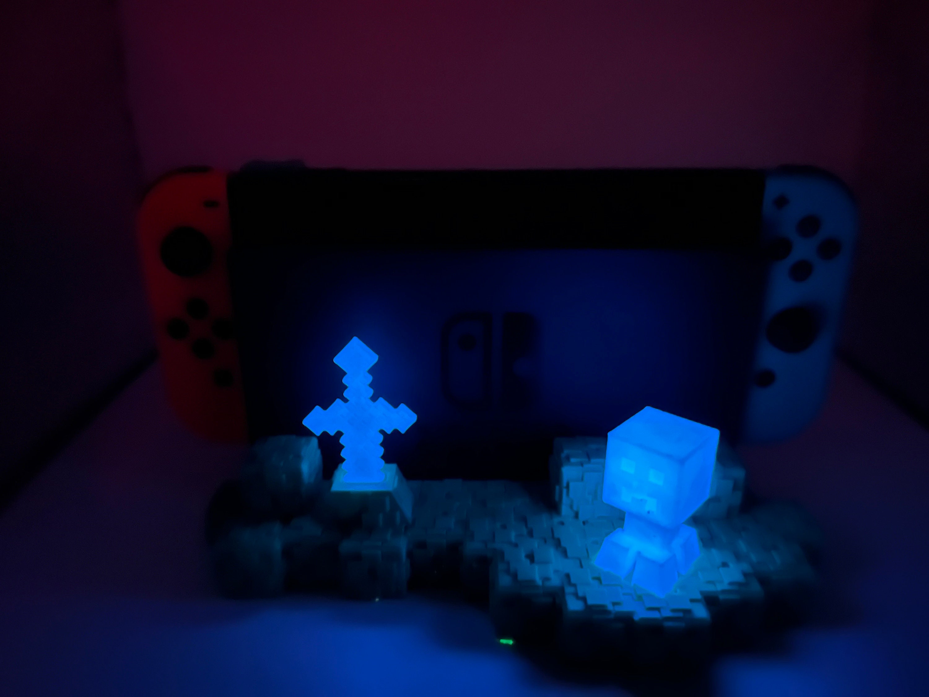 Glowing Creeper Minecraft-inspired Nintendo Switch Dock 3D Printed - Etsy