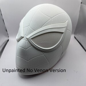 3D Printed Spiderman Becoming Venom Mask: DIY Cosplay, Fan Art Model - Etsy