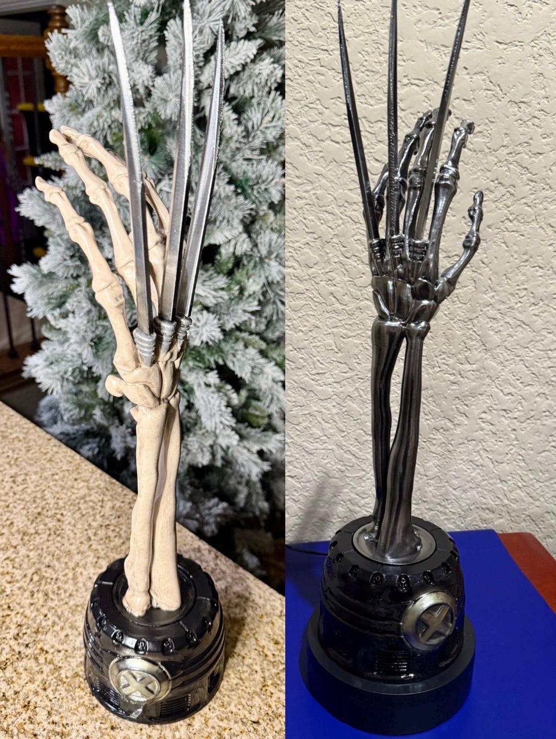 Wolverine Claw Arm Trophy: Hand-painted Chrome Finish - Etsy