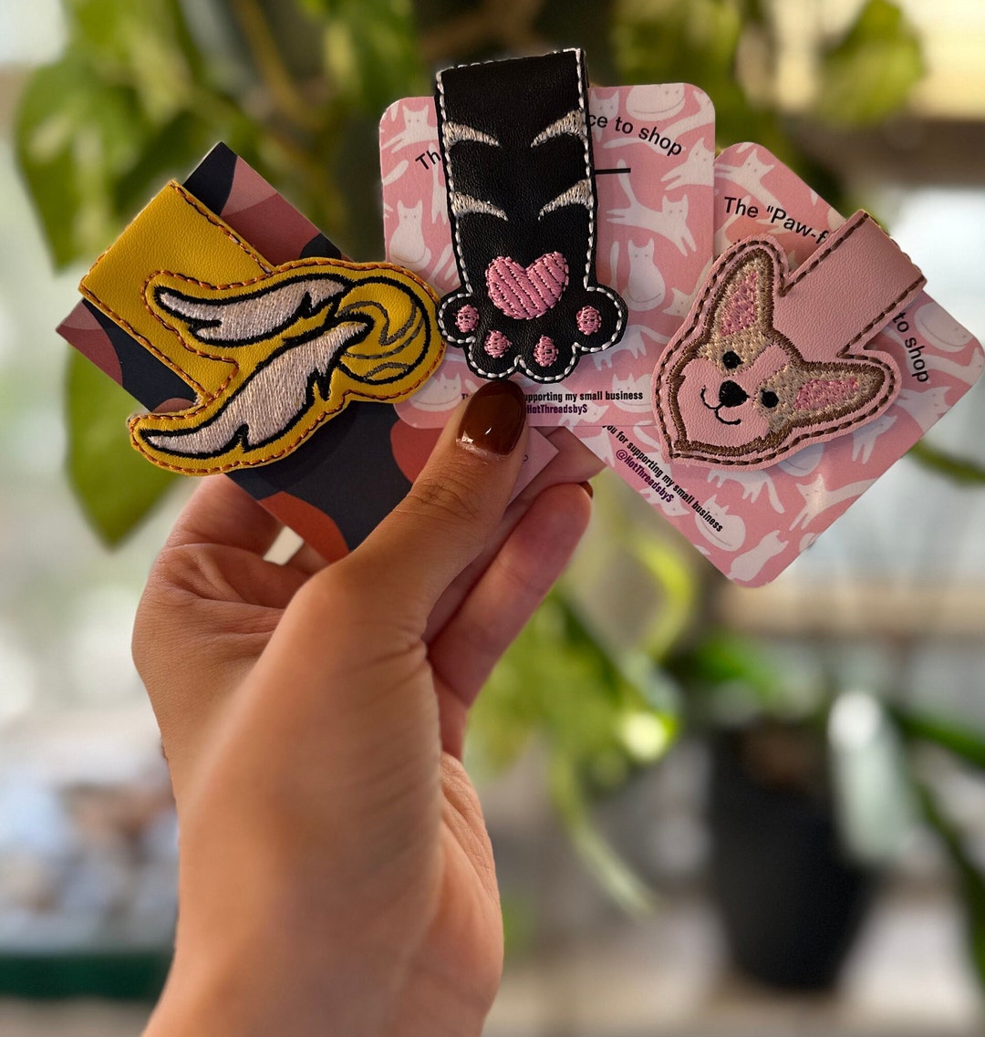 Charming Embroidered Magnetic Bookmark - Perfect Gift for Book Lovers ...