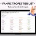 Fanfiction Tracker/ao3 Wrapped Notion Template Fanfiction Library Pink ...