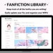 Fanfiction Writer Notion Template | Notion Template for Fanfic Writers ...