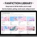 Fanfiction Tracker/ao3 Wrapped Notion Template Fanfiction Library Pink ...