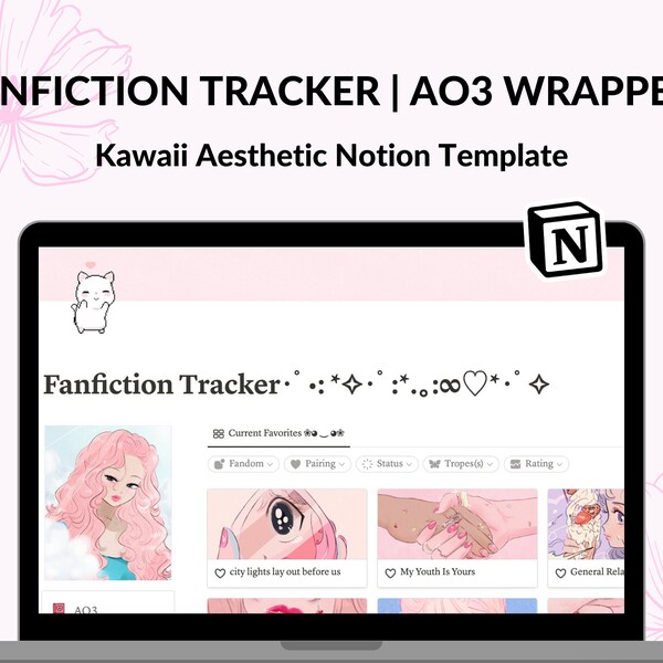 Red Notion Template - Etsy