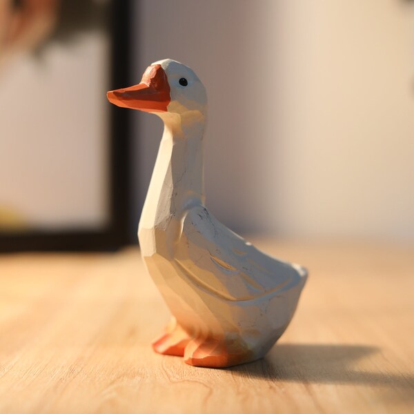 Hand Painted Goose - Etsy