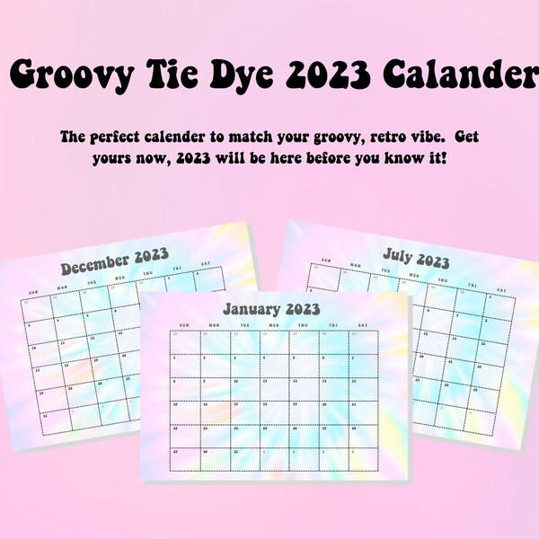 Retro Calendar - Etsy